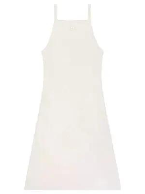 COURREGES Sleeveless Mini Dress - Neutrals