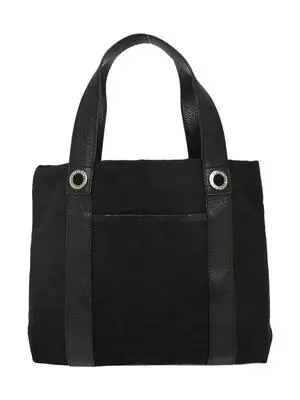 BVLGARI Logomania Canvas Tote Bag - Black
