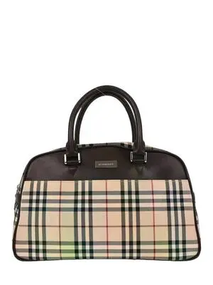 Burberry 1990-2000s Check-pattern Tote Bag - Neutrals