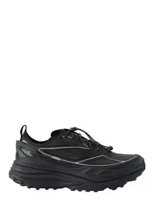 HOKA® Rubber-trimmed Mesh Running Sneakers - Black