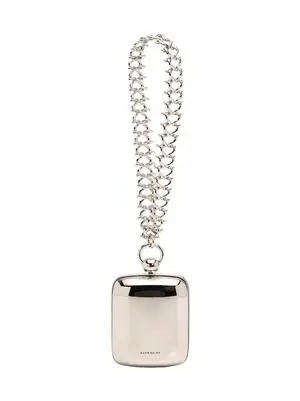 Givenchy Small Chain Wristlet Clutch Bag - Silver