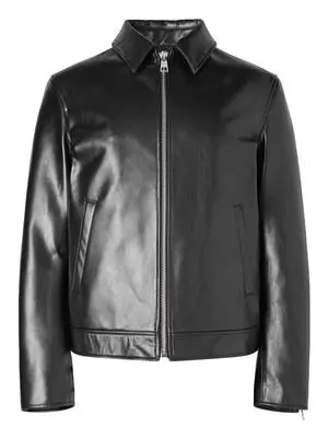Givenchy Leather Padded Jacket - Black