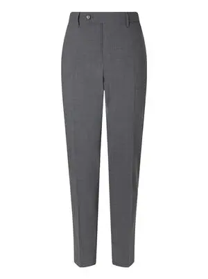 SLOWEAR Tapered Virgin Wool-blend Suit Trousers - Gray