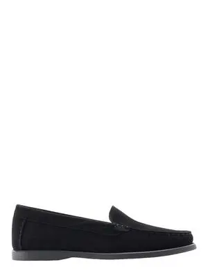 SAMAN AMEL City Suede Loafers - Black