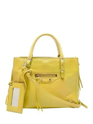 Balenciaga Mini Paper Shoulder Bag - Yellow