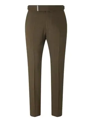 TOM FORD Atticus Straight-leg Suit Trousers - Green
