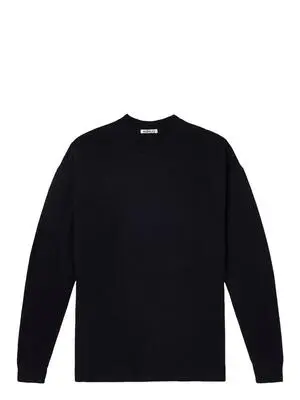 Auralee Cashmere Knit Sweater - Black