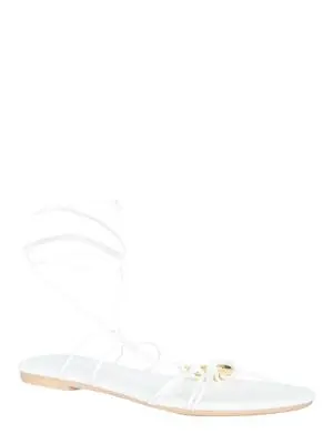LAUREN LORRAINE Gladiator Sandals - White