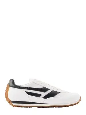 TOM FORD Mick Leather-trimmed Suede And Mesh Sneakers - White