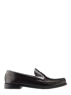 TOM FORD Polished-leather Loafers - Brown