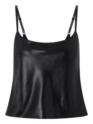 COURREGES Satin Camisole Top - Black