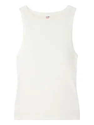 RE/DONE Hanes Ribbed Tank - Off-white