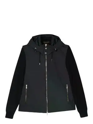 MOORER Detachable-sleeves Jacket - Blue
