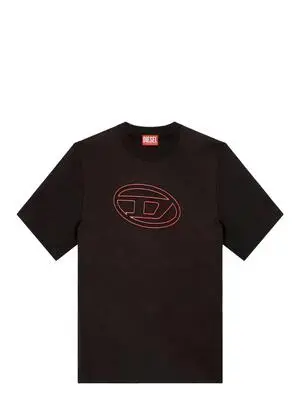 DIESEL® T-adjust-bigoval T-shirt - Black