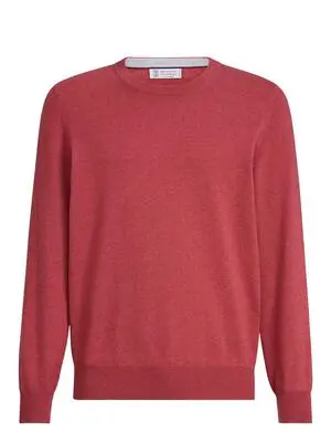 Brunello Cucinelli Cashmere Sweater - Red