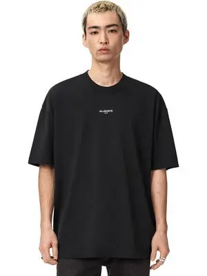 ALLSAINTS Mikro Oversized T-shirt - Black
