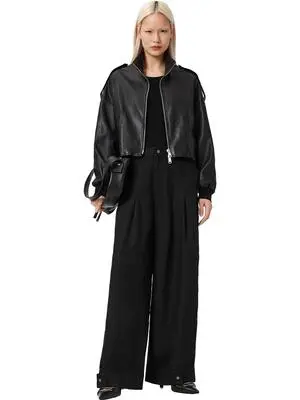 ALLSAINTS Barrel Leg Trousers - Black