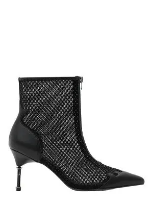 ALLSAINTS Natasha Mesh Leather Boots - Black