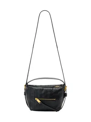 ALLSAINTS Vega Leather Paneled Grab Bag