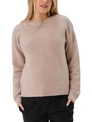 MARION Maternity & Nursing Sweater - Taupe