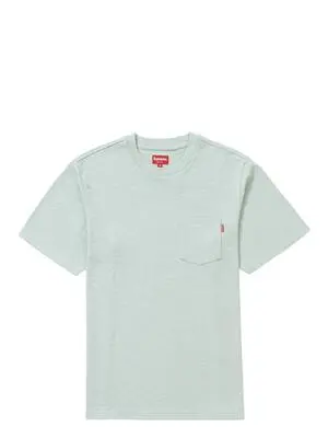 Supreme Short Sleeve Pocket Tee Shirt - Pale Green