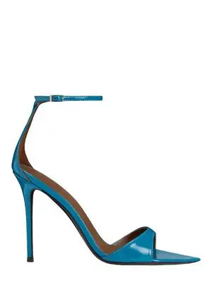 GIUSEPPE ZANOTTI Intriigo Patent Leather Sandals - Blue