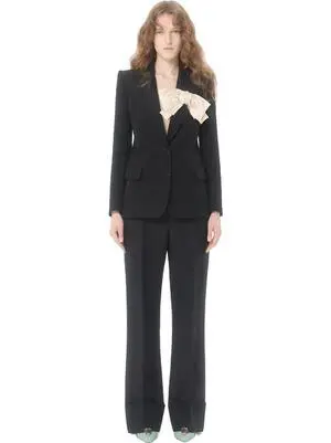 Valentino Garavani Crepe Couture Trousers - Black