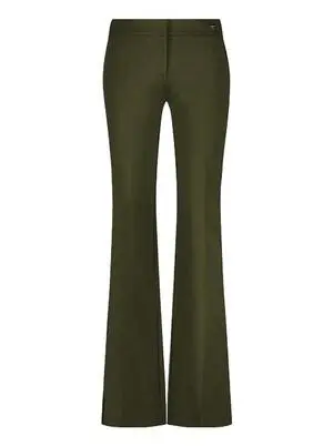 CALLAS MILANO Jules Stretch Flare Trousers - Green