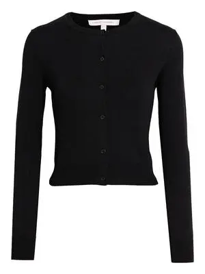 Carolina Herrera Silk And Cotton-blend Cardigan - Black
