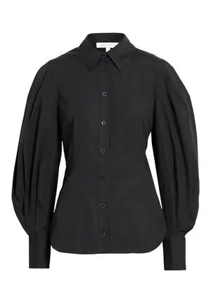Carolina Herrera Cotton-blend Poplin Shirt - Black