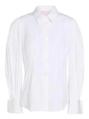 Carolina Herrera Cotton-blend Poplin Shirt - White