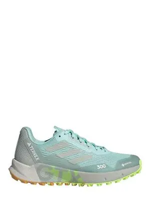 Adidas Terrex Agravic Flow 2.0 Goretex Trail Sneakers - Semi Flash Aqua/wonder Silver/lucid Lemon