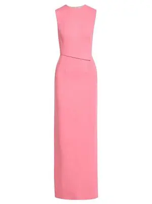EMILIA WICKSTEAD Juulia Asymmetric Crepe Gown - Bubblegum