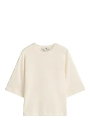 Cos Cotton T-shirt - Beige