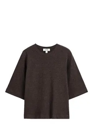 Cos Cotton T-shirt - Brown
