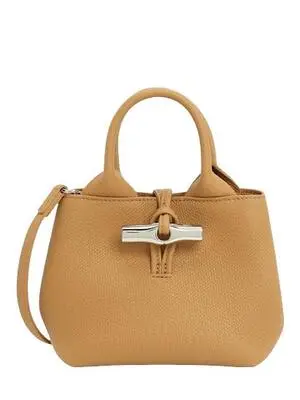 Longchamp Le Roseau Xs Tote - Camel