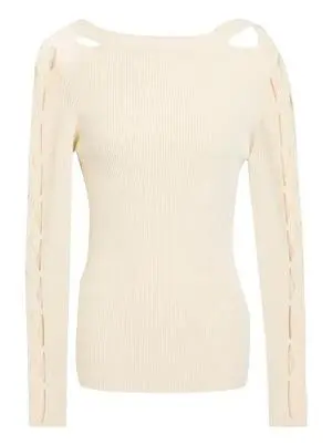 Liviana Conti Sweater In Viscose And Polyamide - White