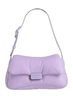 Emporio Armani Leather Baguette Bag - Purple