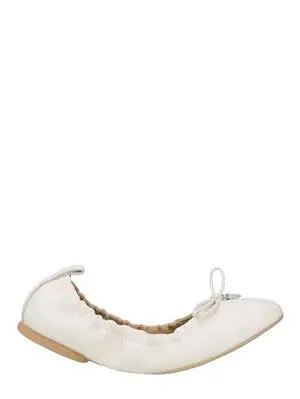 Hogan Leather Ballet Flats - Off White