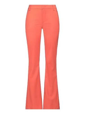 DONDUP Flared Virgin Wool Blend Pants Rust