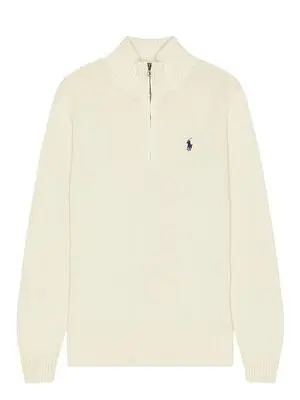 Polo Ralph Lauren Shaker 1/2 Zip Sweater - Andover Cream