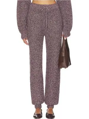 WELLBEING + BEINGWELL Dale Knit Pant - Raisin Heather