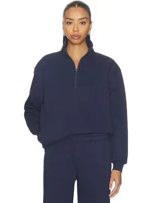 WELLBEING + BEINGWELL Remy Half Zip - Peacoat