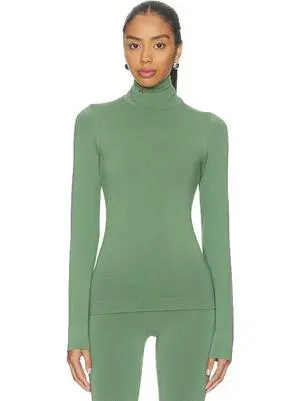 Perfect Moment Thermal Rollneck - Parisian Green