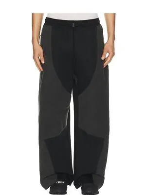 Nike Tech Windwall Oh Pant In Black - Black & Anthracite