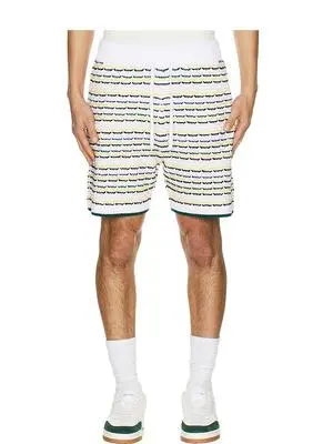 Casablanca Tuck Stitch Shorts - Multi