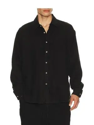 BATHER Core Leisure Shirt - Black