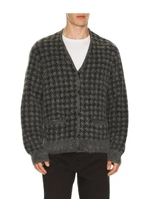 ALLSAINTS Zain Cardigan - Charcoal Grey