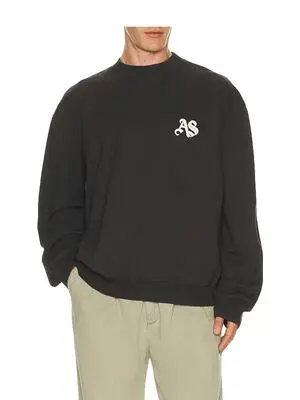 ALLSAINTS Icon Crew Sweatshirt - Washed Black