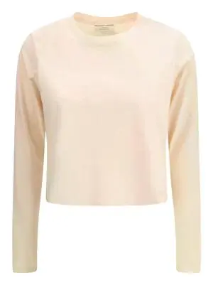 Loulou De Saison Masal Long-sleeve Round-neck T-shirt - Neutrals